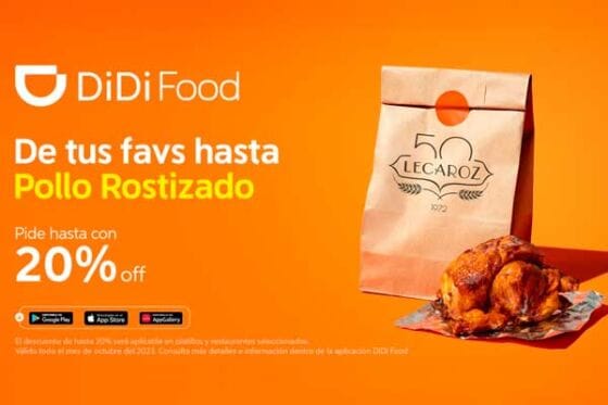 Gana Un Código De DiDi Food Y Disfruta De Los Mejores Platillos En Línea